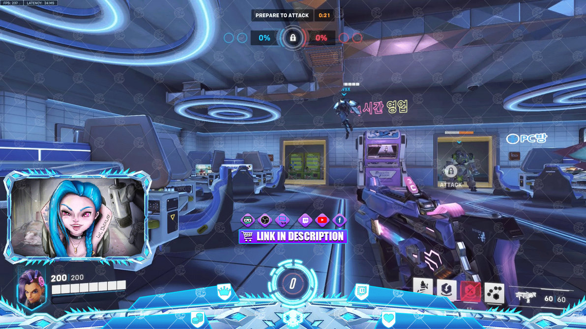 Rime Sombra Overwatch 2 Overlay By Lol Overlays On Deviantart