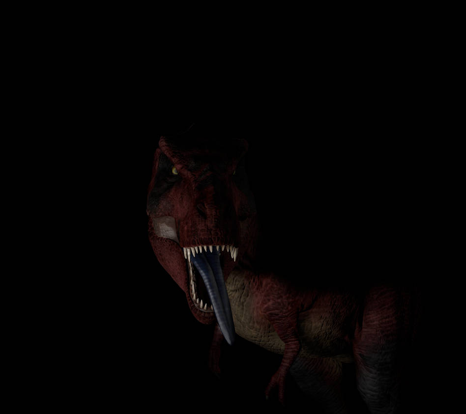 T Rex Of Jurassic Park Novel In The Dark By Groxyraptus Rex On Deviantart