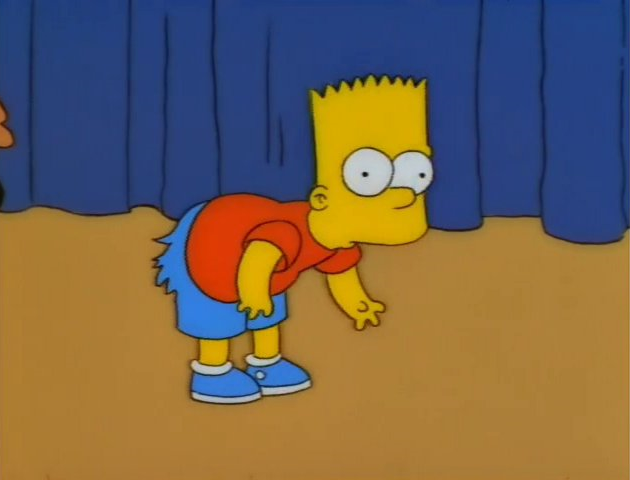Bart Ripped His Pants While Trying To Touch His To By Happaxgamma On Deviantart