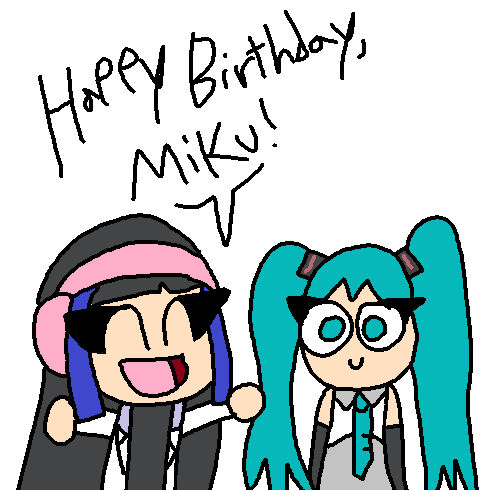Riley Tells Miku Happy Birthday by happaxgamma on DeviantArt Riley Tells Miku Happy Birthday by happaxgamma on DeviantArt