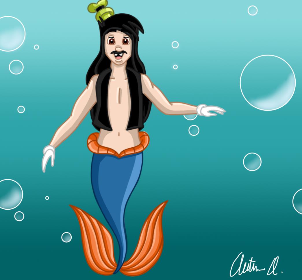 Goofy (mermaid (final) by AutumnButterfly1995 on DeviantArt Goofy (mermaid (final) by AutumnButterfly1995 on DeviantArt