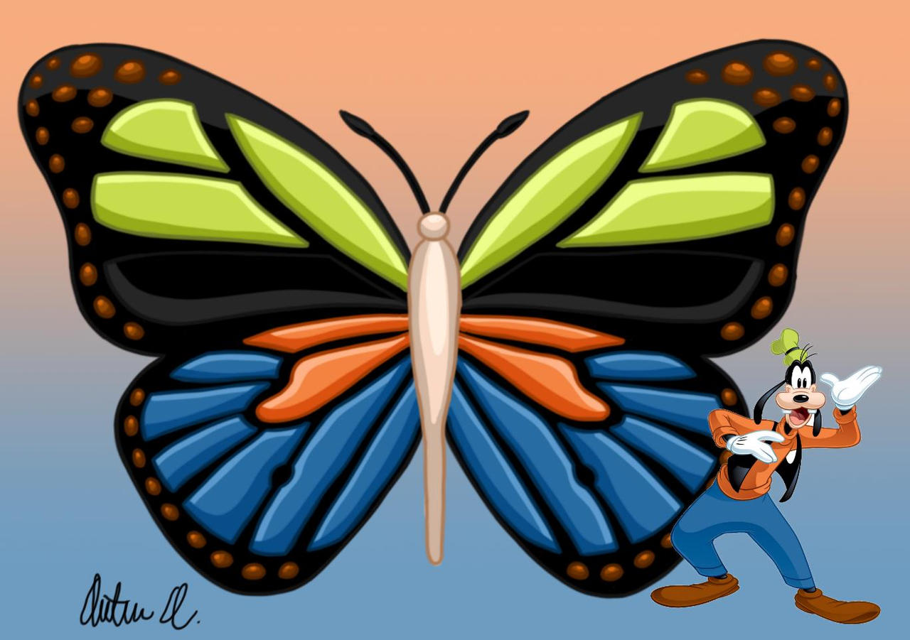 Goofy butterfly (final) by AutumnButterfly1995 on DeviantArt Goofy butterfly (final) by AutumnButterfly1995 on DeviantArt