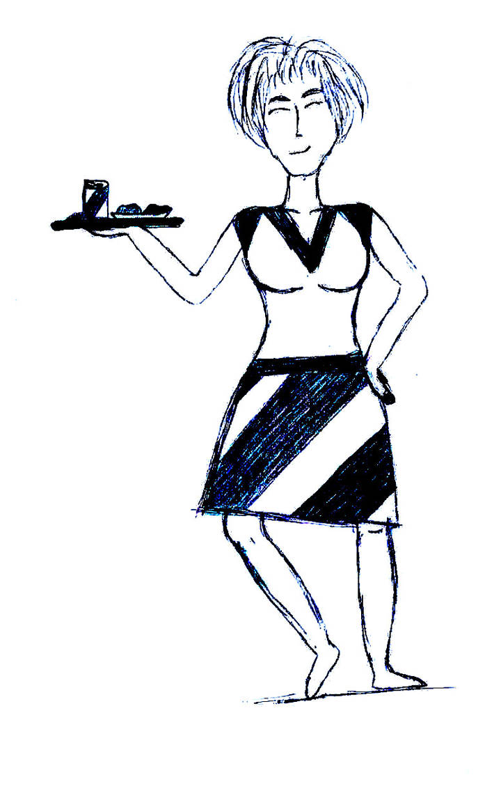 Diane the Waitress by Lizzardbreathk2 on DeviantArt