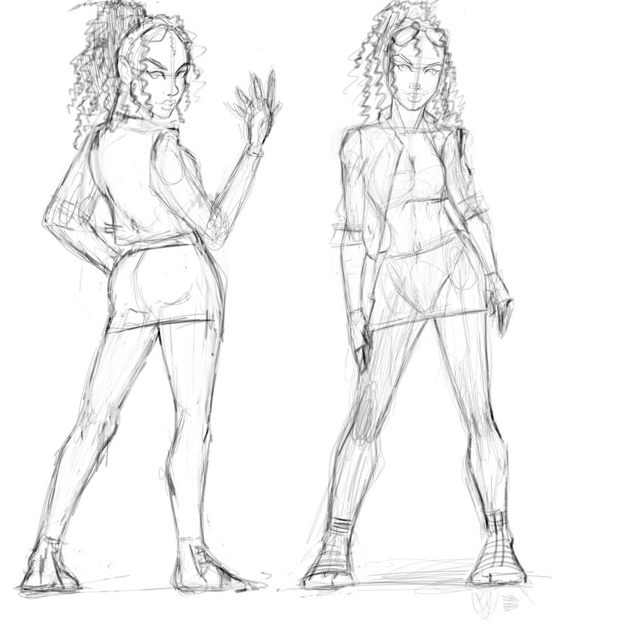Flygirlsketch By Liquidspyder On Deviantart