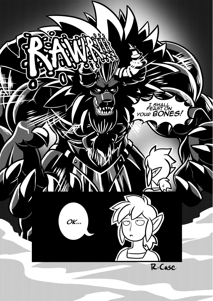 Link Vs Lynel By Rongs1234 On Deviantart