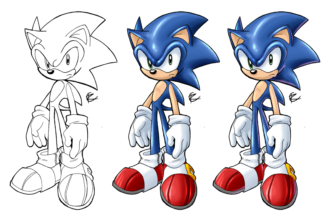 Sonic practice pic by rongs1234 on DeviantArt