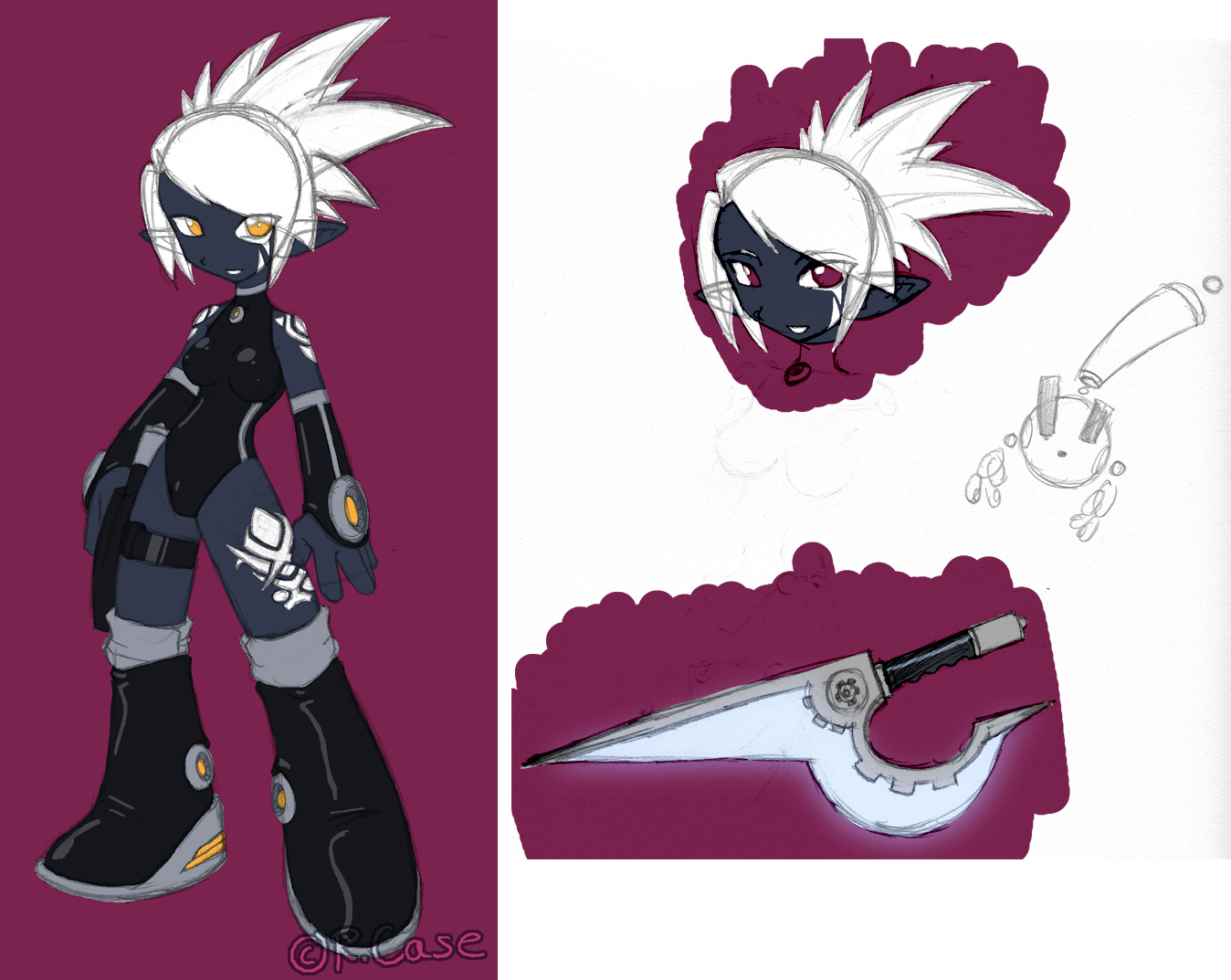 alien girl design by rongs1234 on DeviantArt