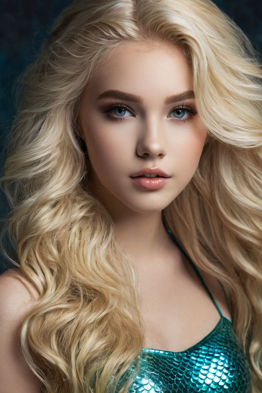 Mermaid With Blonde Hair 2 By Myvirtualplayground On Deviantart
