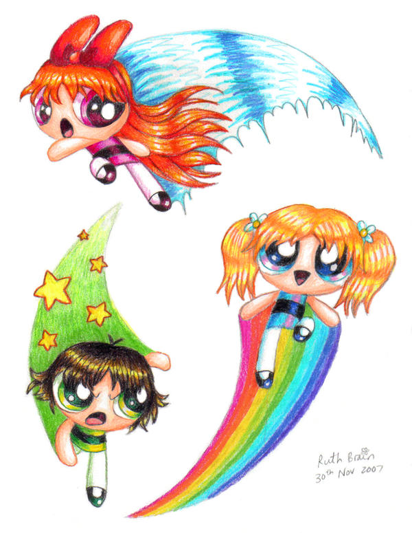 Powerpuff Speed Streaks by Princess-Peachie on DeviantArt
