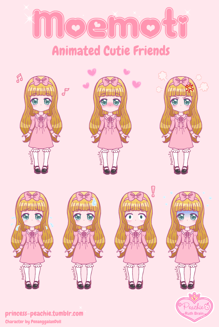 Moemoti Commission Shy Doll Girl By Princess Peachie On Deviantart