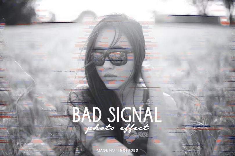 Bad Signal Photo Effect For Photoshop By Jenasmith On Deviantart