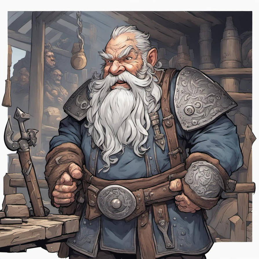 Grumpy Dwarf By Sin 1 On Deviantart