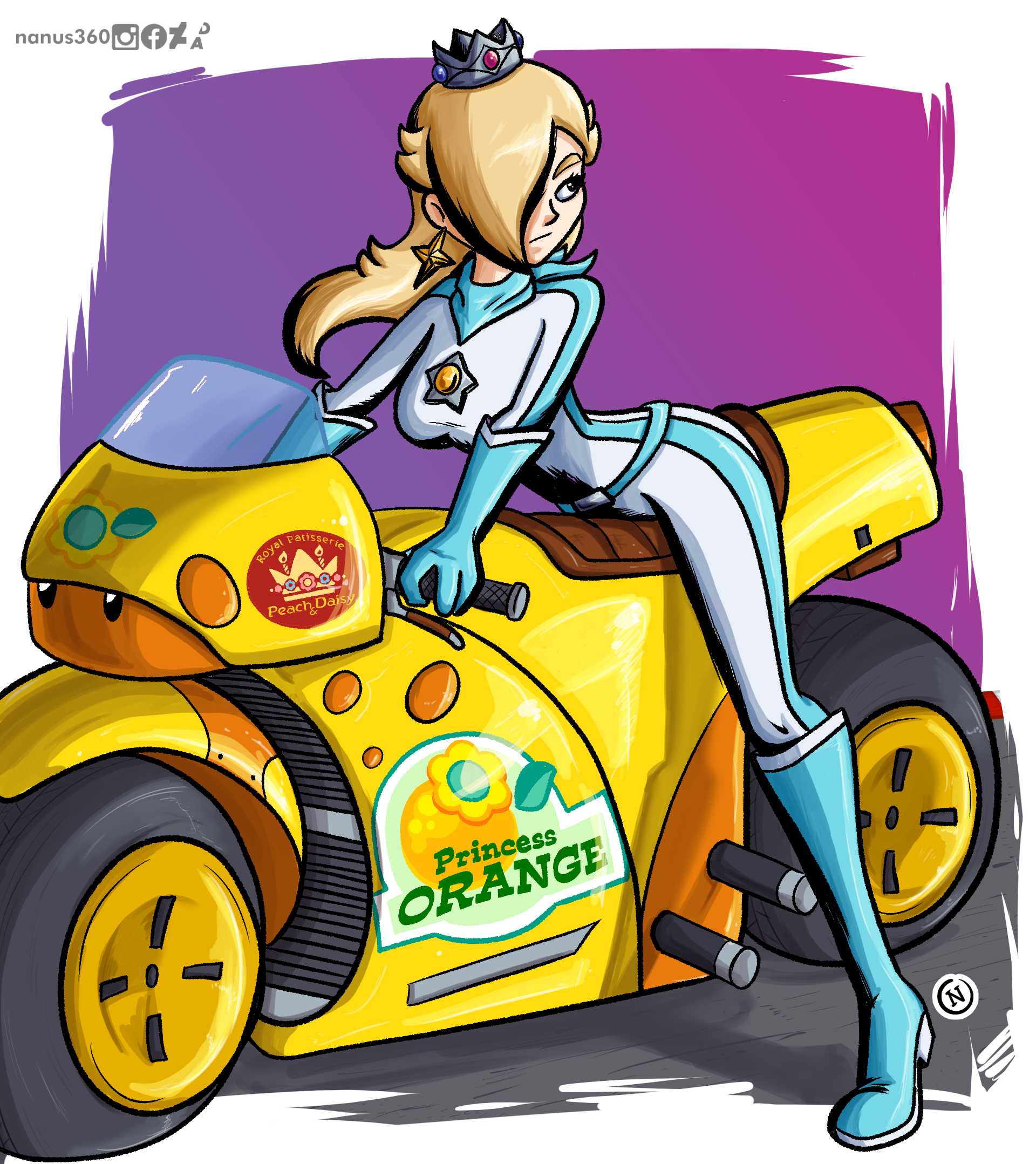 Biker Rosalina By Nanus360 On Deviantart