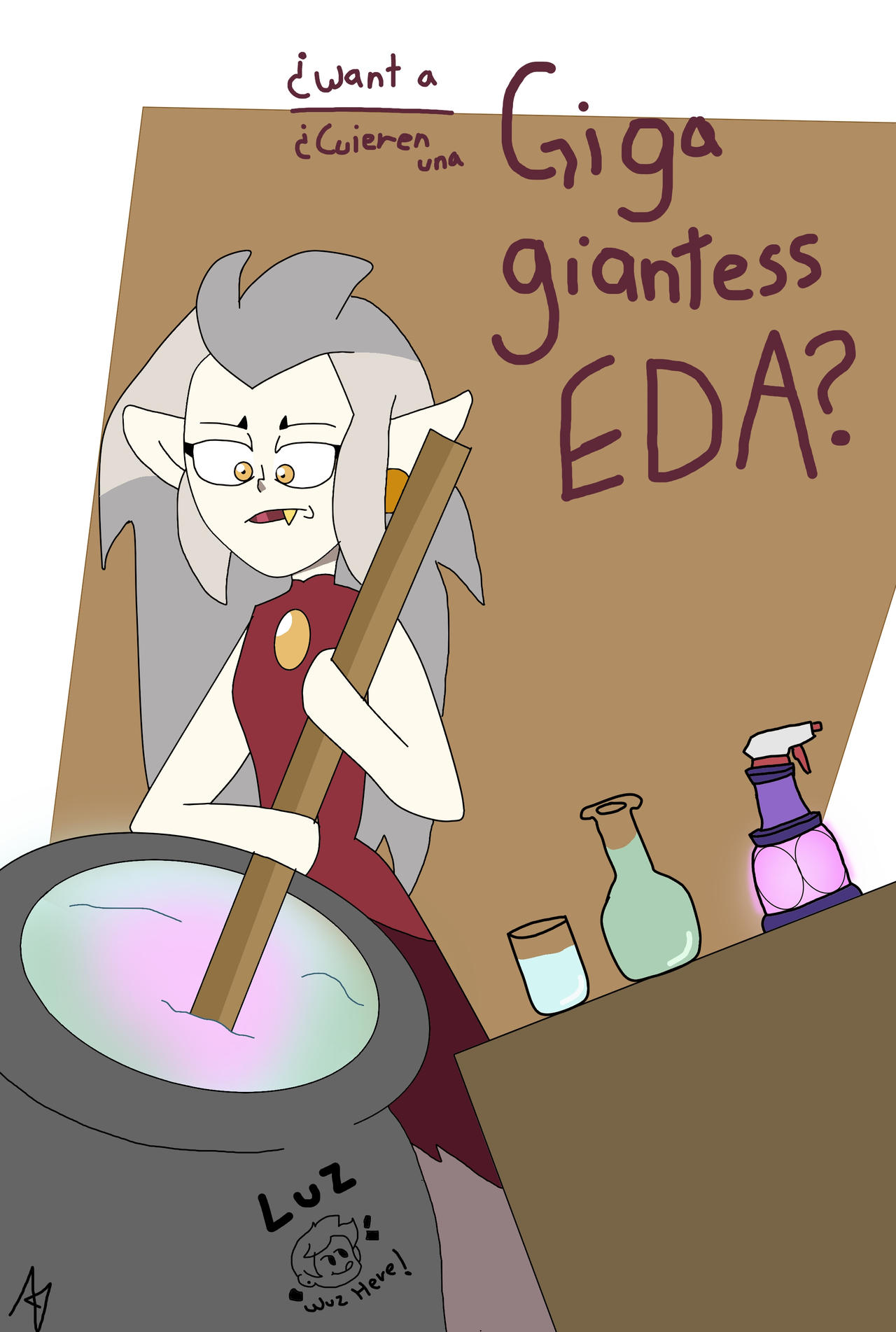 Would You Like To See Giga Giantess Eda By Nanobros1 On Deviantart