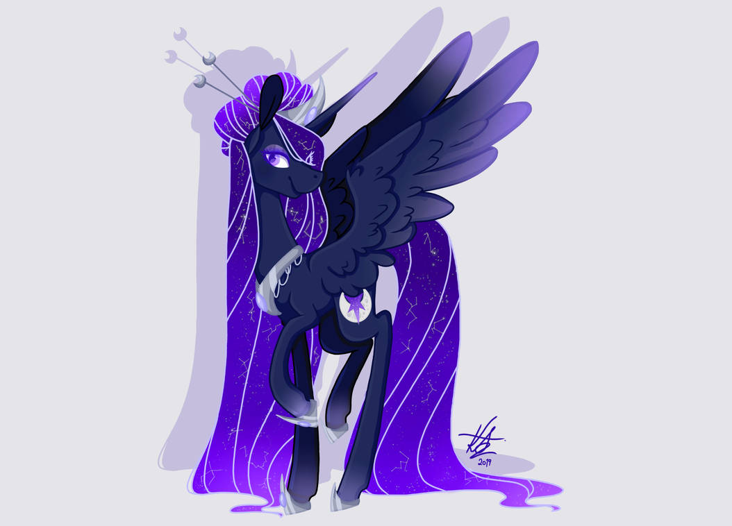 MLP Redesign: Princess Luna by Bubowl on DeviantArt MLP Redesign: Princess Luna by Bubowl on DeviantArt