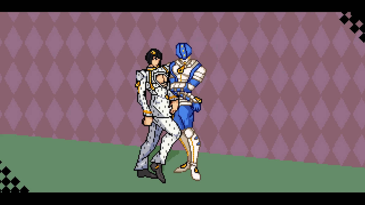 Jojo Bruno Bucciarati and Sticky Fingers Pixel Art by Redastrin on ... Jojo Bruno Bucciarati and Sticky Fingers Pixel Art by Redastrin on ...