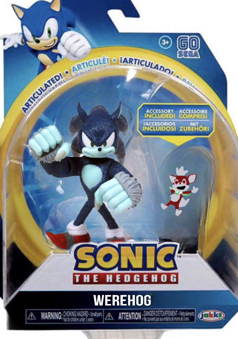 Sonic Werehog Figure By Kuba123216 On Deviantart