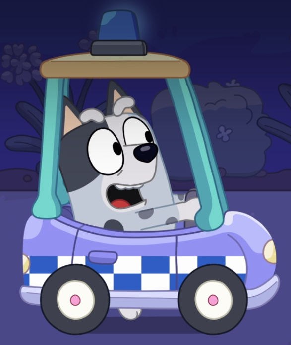 Muffin Driving A Police Car By Snickersfrombluey On Deviantart