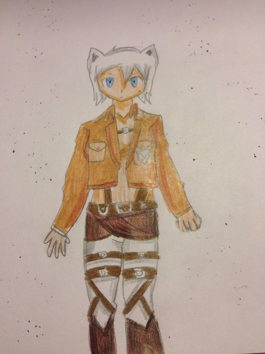 My Oc In Aot Uniform By Divakitty04 On Deviantart