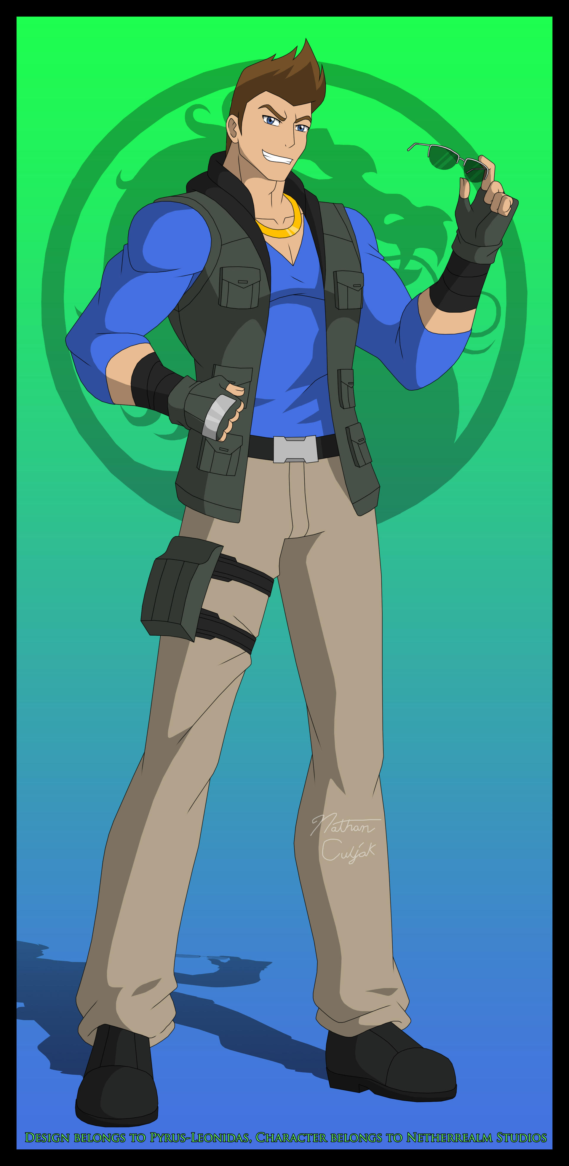 Johnny Cage Updated By Pyrus Leonidas On Deviantart