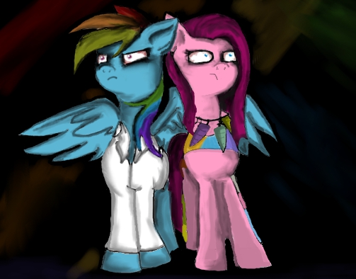 Pinkamena X Rainbow Dash By Kelsiepie On Deviantart