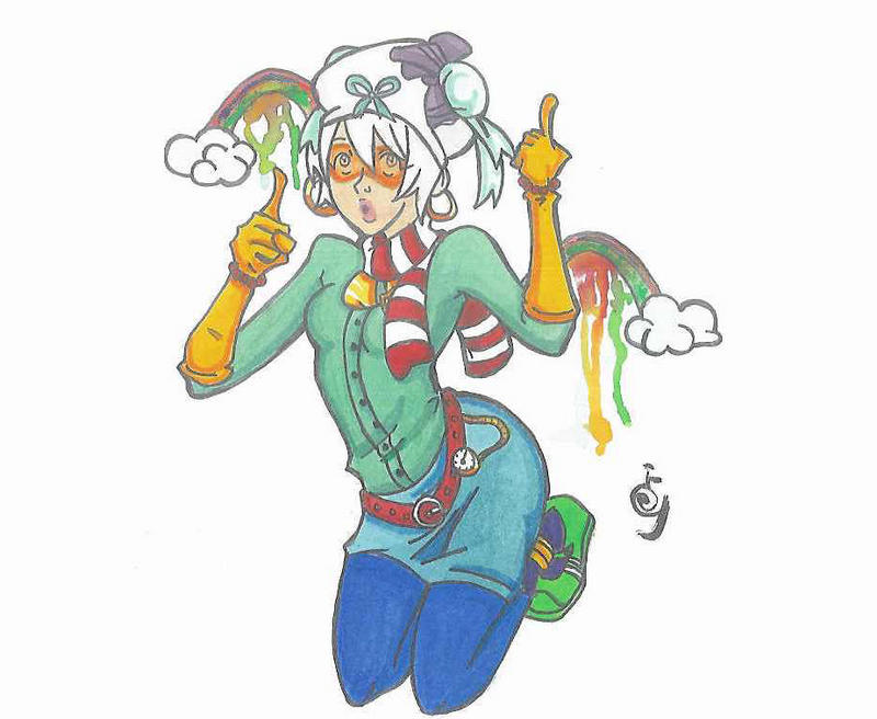 Rainbow throw-up by Yague on DeviantArt