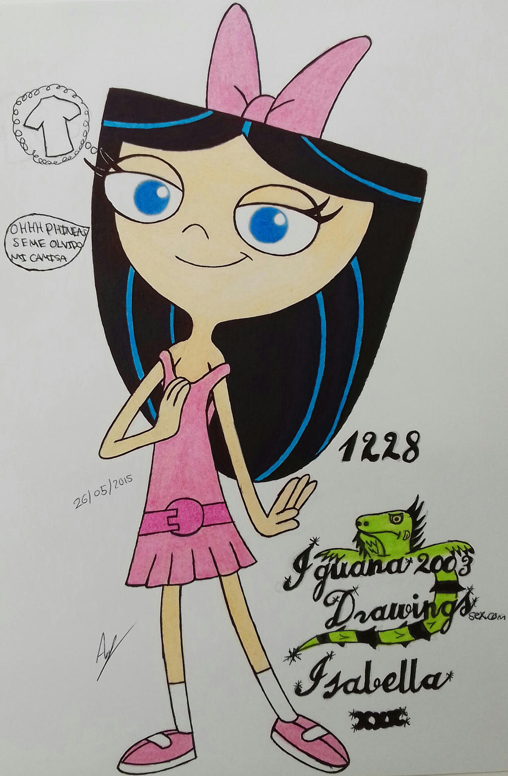 Isabella Garcia Shapiro N1228 By Iguana2003drawings On Deviantart