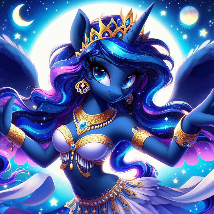 Princess Luna Belly Dancer By Dompedroiv On Deviantart