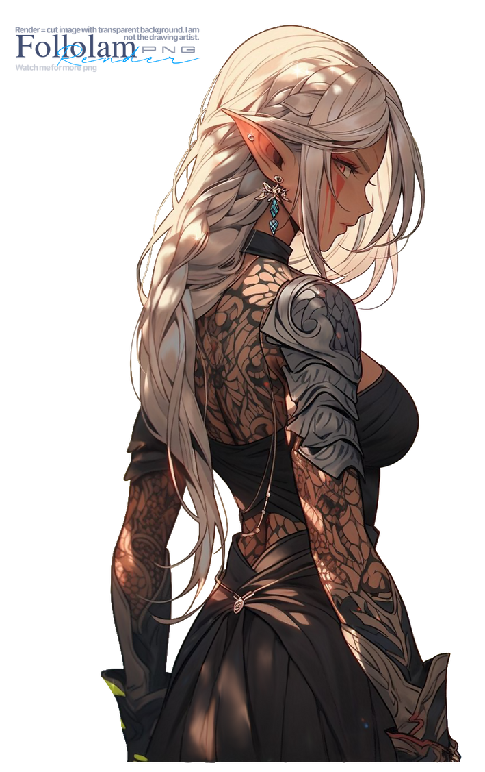Png Render Girl Elf By Follolam On Deviantart