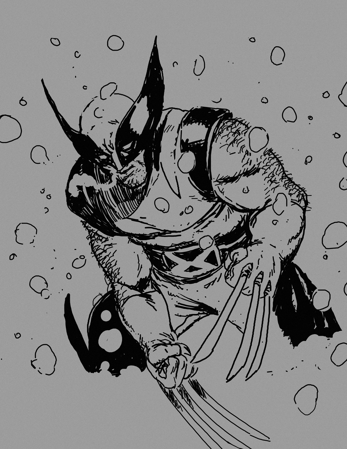 Logan Sketch By Midknight23 On Deviantart