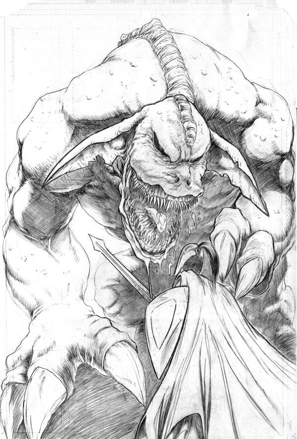 Ogre's head by midknight23 on DeviantArt