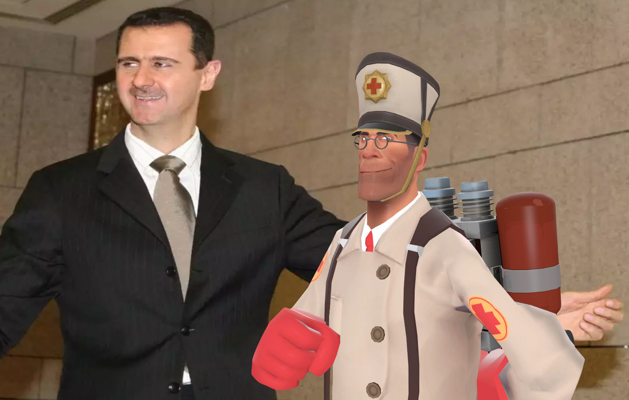Medic Meets Bashar Al Assad President Of Syria By Blusteraster12 On