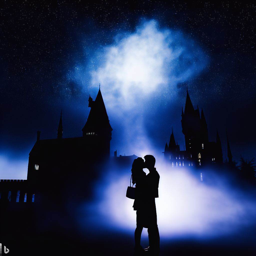 Harry Kisses Hermione At Hogwarts Ai By Torpedoboat On Deviantart