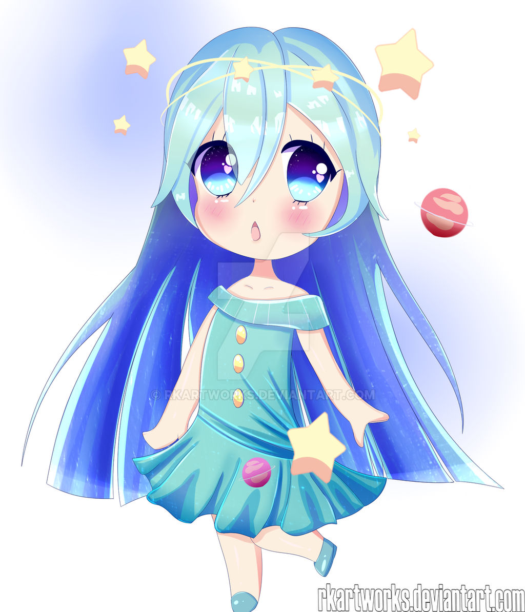 Chibi Commission Aqua By Rkartworks On Deviantart