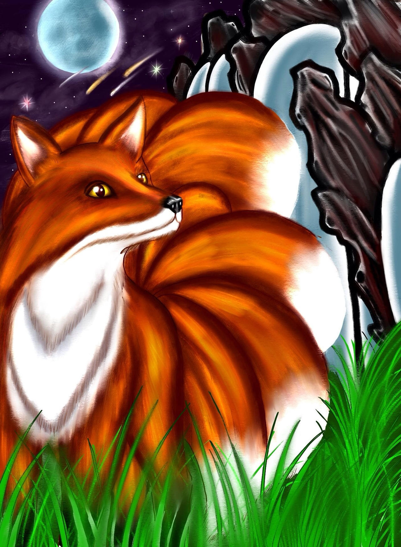 Kitsune Nine Tail Fox By Jermtan On Deviantart