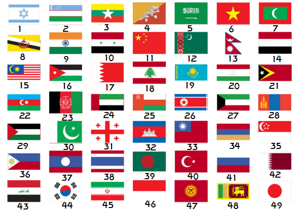 Asian Flags Numbered By BR8N03epsilon On DeviantArt asian-flags-numbered-by-br8n03epsilon-on-deviantart