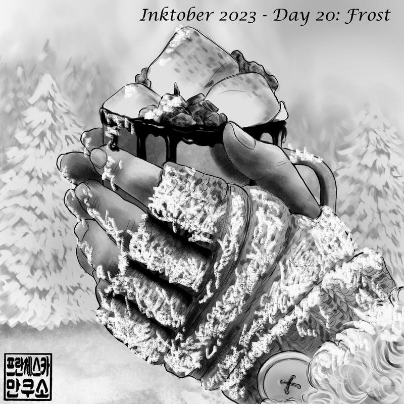 Inktober 2023 - Day 20: Frost by dreamsaddict on DeviantArt Inktober 2023 - Day 20: Frost by dreamsaddict on DeviantArt