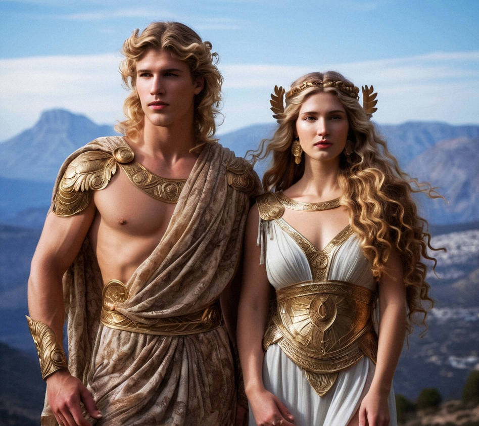 Apollo And Artemis By GreekMythologyinAi On DeviantArt apollo-and-artemis-by-greekmythologyinai-on-deviantart