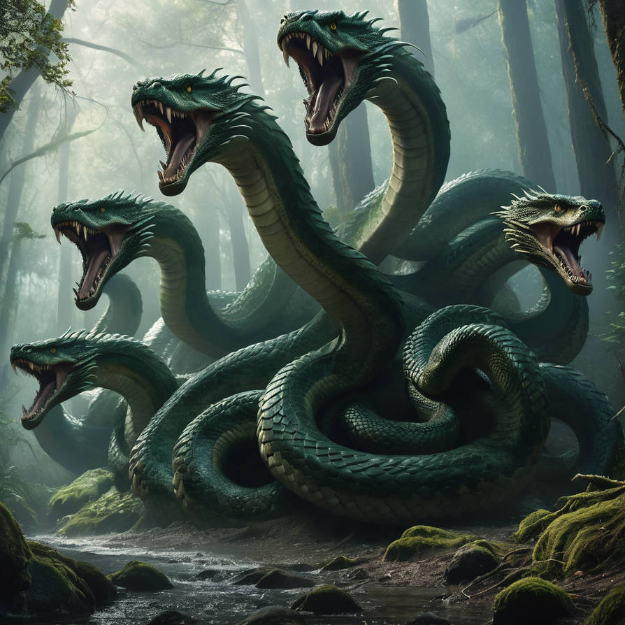 The Lernaean Hydra by GreekMythologyinAi on DeviantArt The Lernaean Hydra by GreekMythologyinAi on DeviantArt