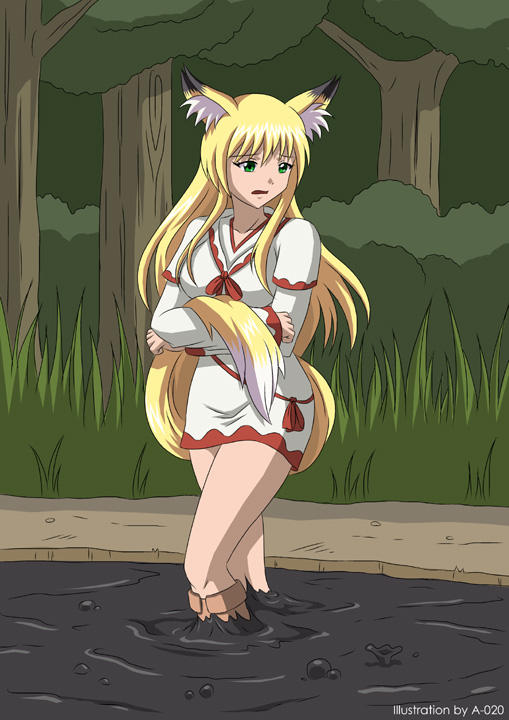 Elise Stuck In Tar By A 020 On Deviantart