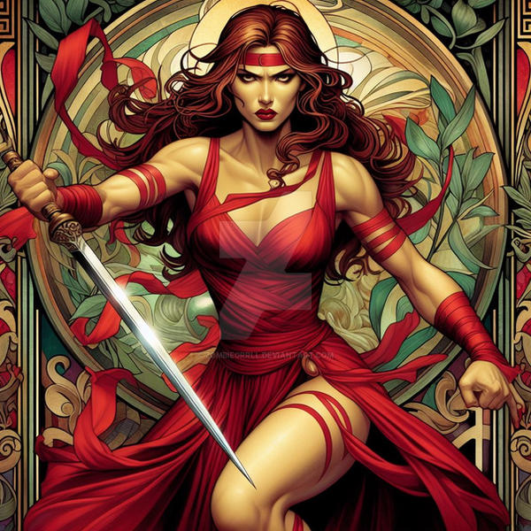 Elektra Goddess Of Resurrection By Zombiegrrll On Deviantart