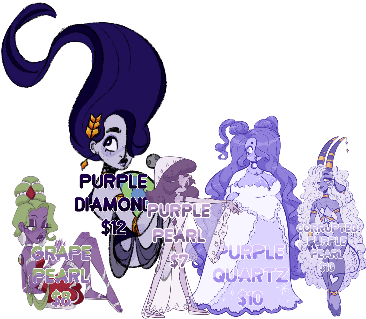 Purple Gem Adopts (CLOSED) by MelpomeneMask on DeviantArt Purple Gem Adopts (CLOSED) by MelpomeneMask on DeviantArt