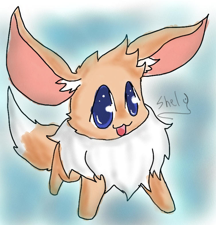 another eevee pic by EMShelley on DeviantArt