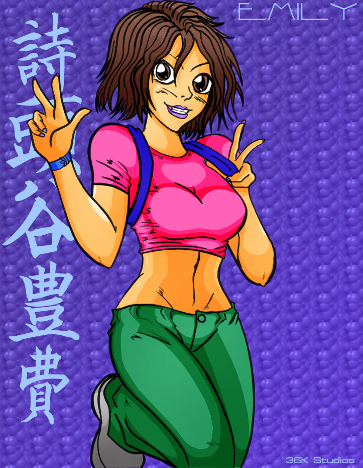 Emily in Anime by the-kid36 on DeviantArt