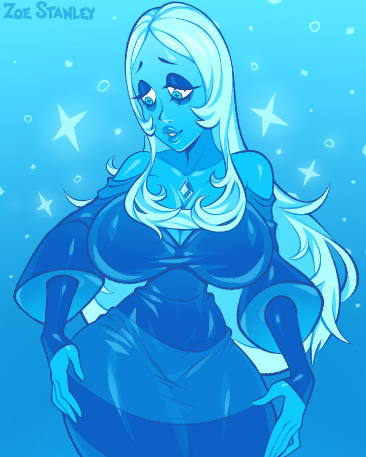 Blue Diamond By Zoestanleyarts On Deviantart