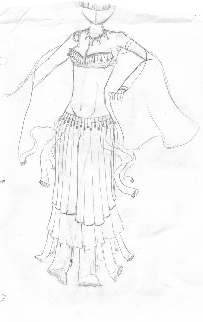 Belly Dancer Outfit By Demonqueenkira On Deviantart