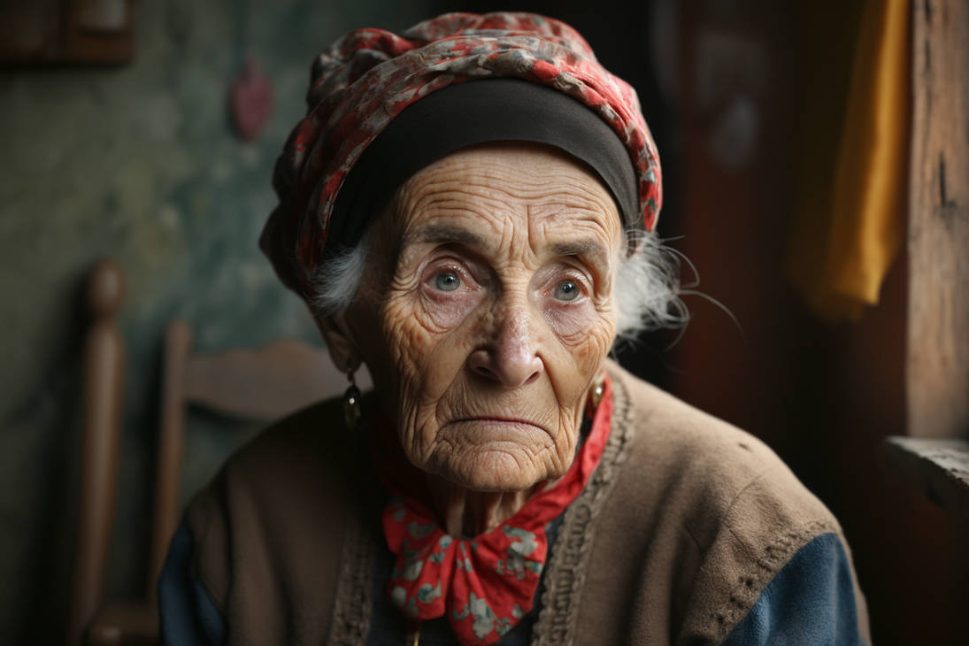 Old Romanian Woman By Mrjsaiart On Deviantart