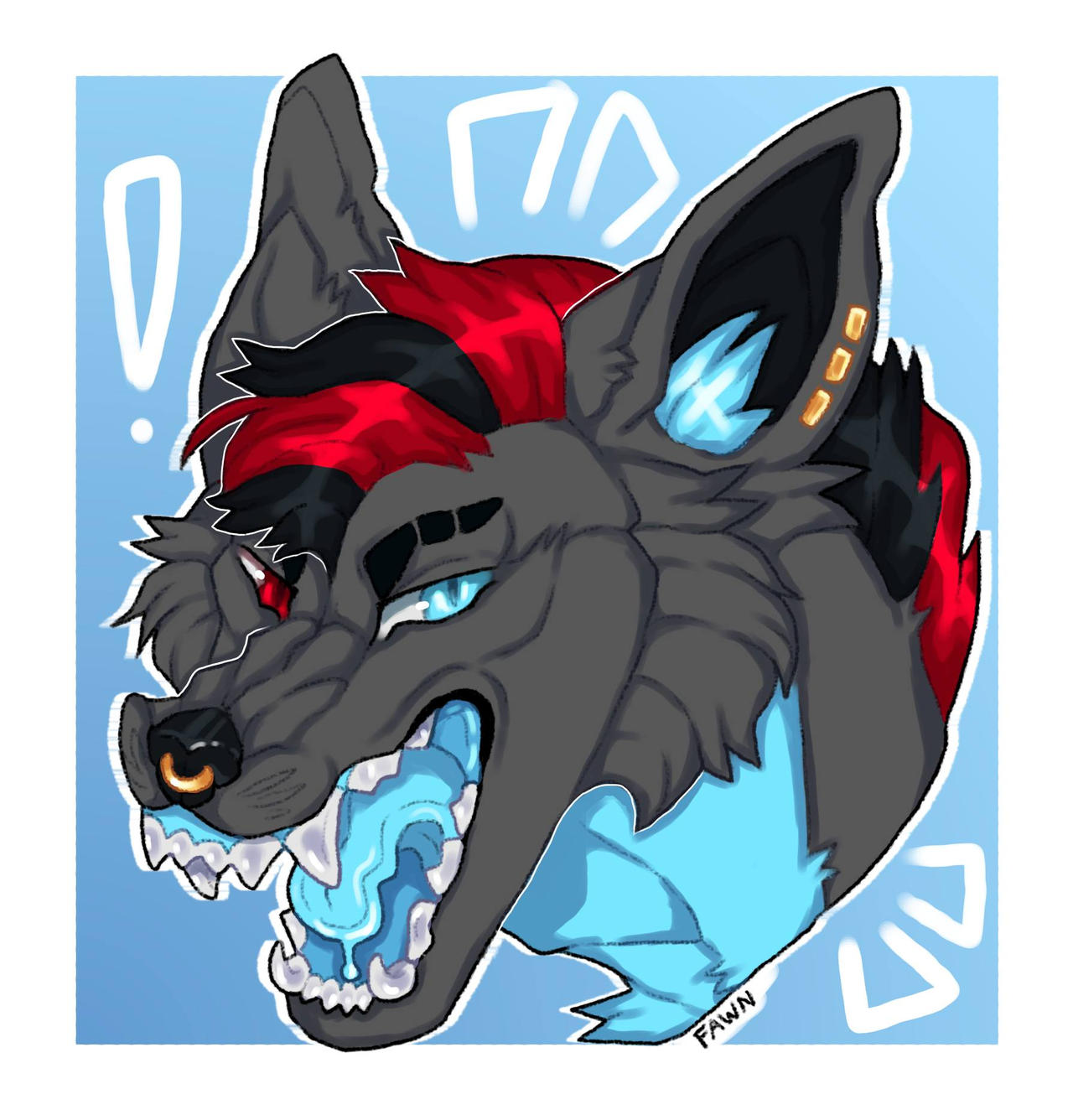 Headshot Art Trade By Sinnathefur On Deviantart