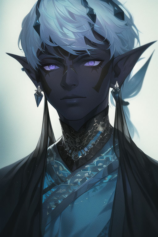 Dark Elf Male By Schaelyn On Deviantart