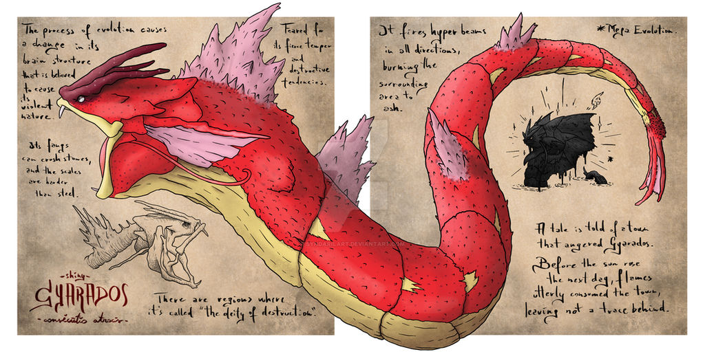 Realistic Shiny Gyarados by SyndarilArt on DeviantArt Realistic Shiny Gyarados by SyndarilArt on DeviantArt